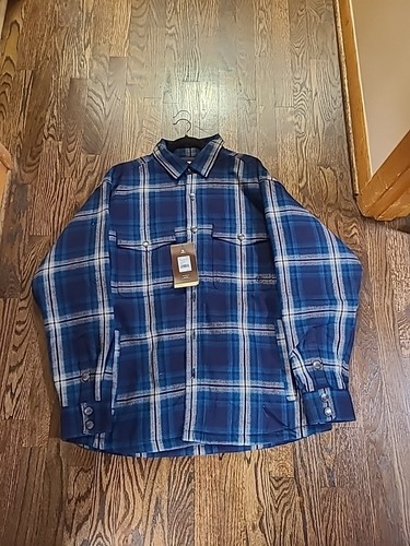 Ariat Rebar Flannel Insulated Shirt Jacket XLARGE Pockets Work Wear ...