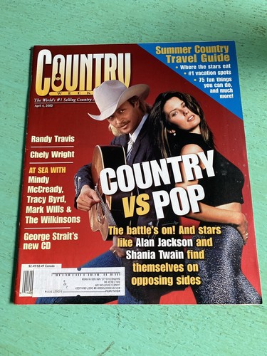 Vintage Country Music Weekly Magazine April 2000 Alan Jackson Shania ...