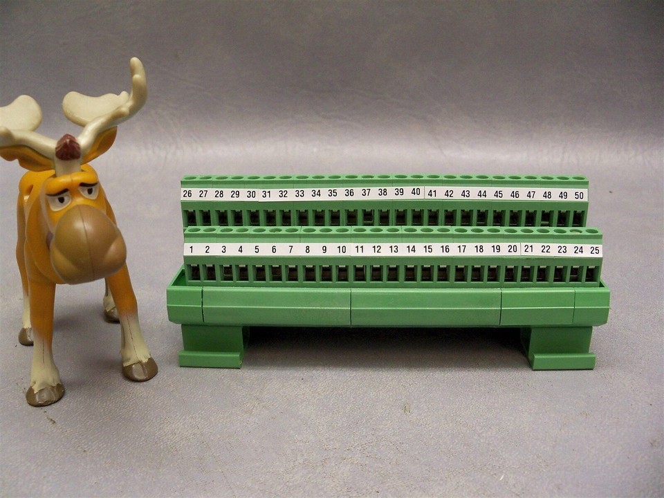 TEWS TA201-10R HD50 Terminal Block 50-pin w/ 50-pin Female SCSI-2 Type ...