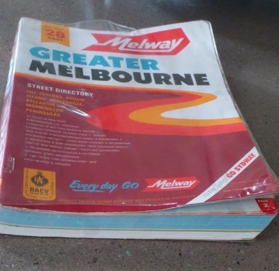 Melway Street Directory Melbourne - 2001 Edition | eBay Australia