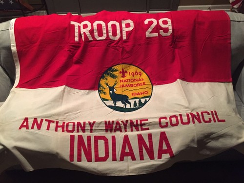 1969 Anthony Wayne Area Council Jamboree Troop 29 BSA Flag | eBay