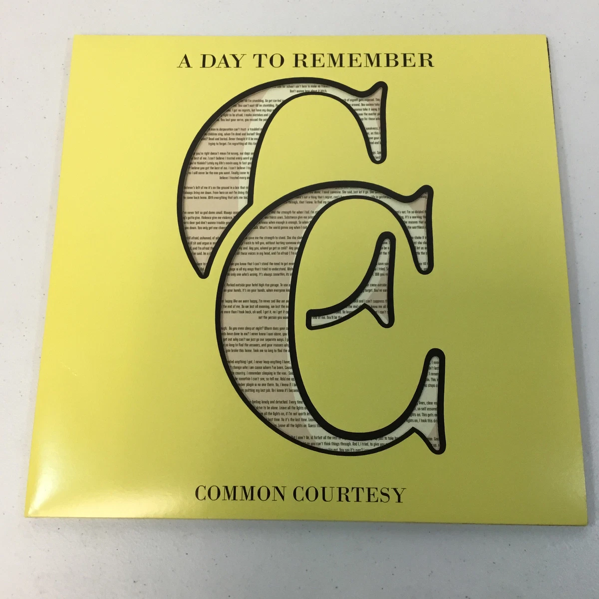 A Day To Remember Common Courtesy Album Cover