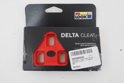 NEW! Look Delta Road Bicycle Cleats Red 9 Degree Float | eBay