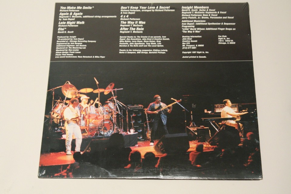 INSIGHT Self Titled LP Private Press - Jazz Funk Breaks - Sealed | eBay