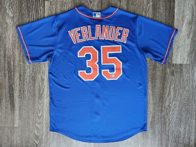Justin Verlander Signed Autographed New York Mets Jersey Beckett LOA | eBay