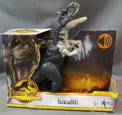 Jurassic World Dominion Roar Strikers Rajasaurus Mattel Dinosaur Figure ...