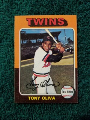 TONY OLIVA 1975 TOPPS BASEBALL CARD #325 MINNESOTA TWINS | eBay