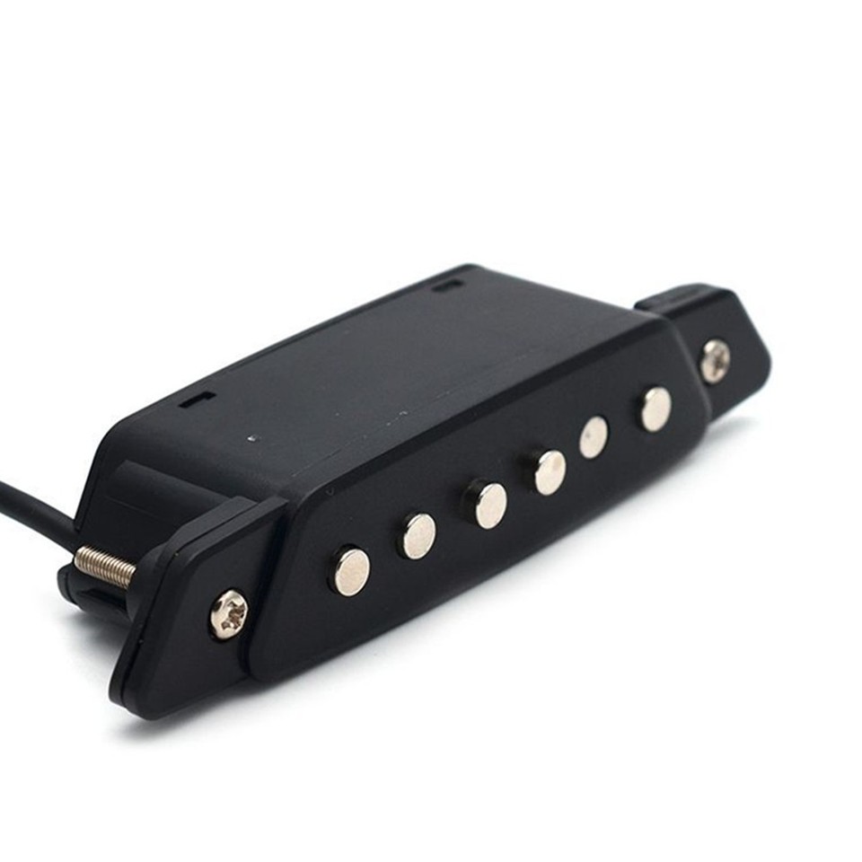 Acoustic Guitar Soundhole Magnetic Pickup Humbucker Passive With Power ...