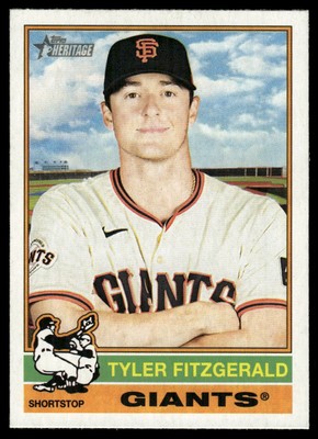 2025 Topps Heritage #238 Tyler Fitzgerald San Francisco Giants | eBay