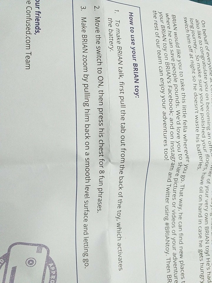 *Confused.com Brian the Robot Toy Boxed Collectable. NEW IN BOX☆ | eBay UK