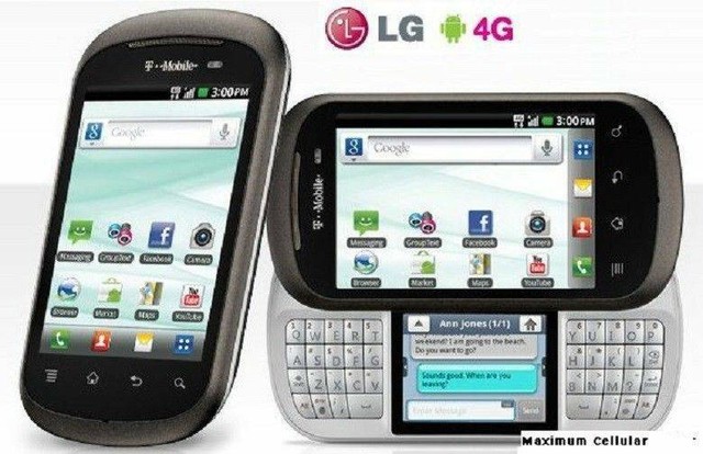 LG DoublePlay C729 - 2GB - Black (T-Mobile) Smartphone for sale online ...