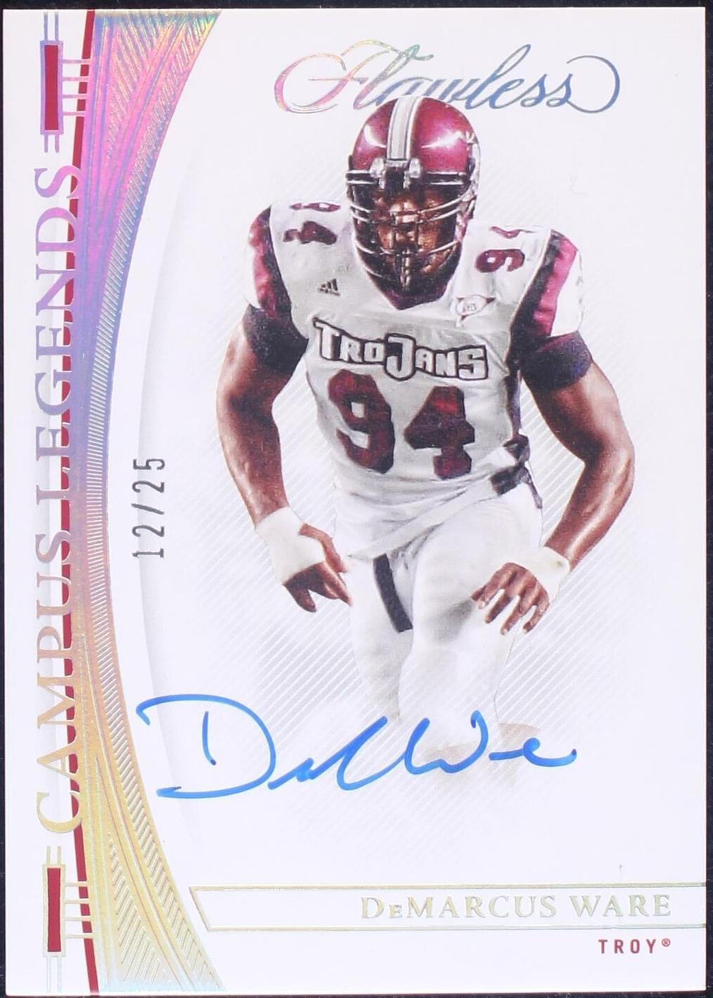 2023 Panini Flawless Collegiate - Campus Legends Signatures DeMarcus ...