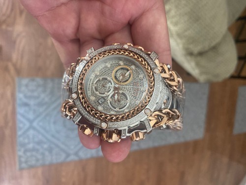 Invicta Men's Watch Gladiator Chronograph Rose Gold & Silver Dial ...