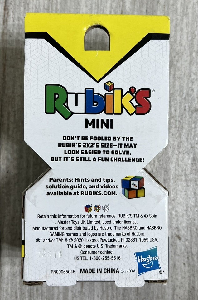 Rubik's Mini 2X2 Cube Toy Ages 8+ Hasbro Gaming Brand New | eBay