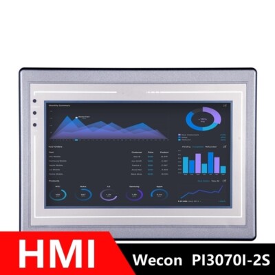 New Wecon PI3070I-2S HMI Touch Screen 7 Inch 800*480 2*serial Port 1*Ethernet | eBay