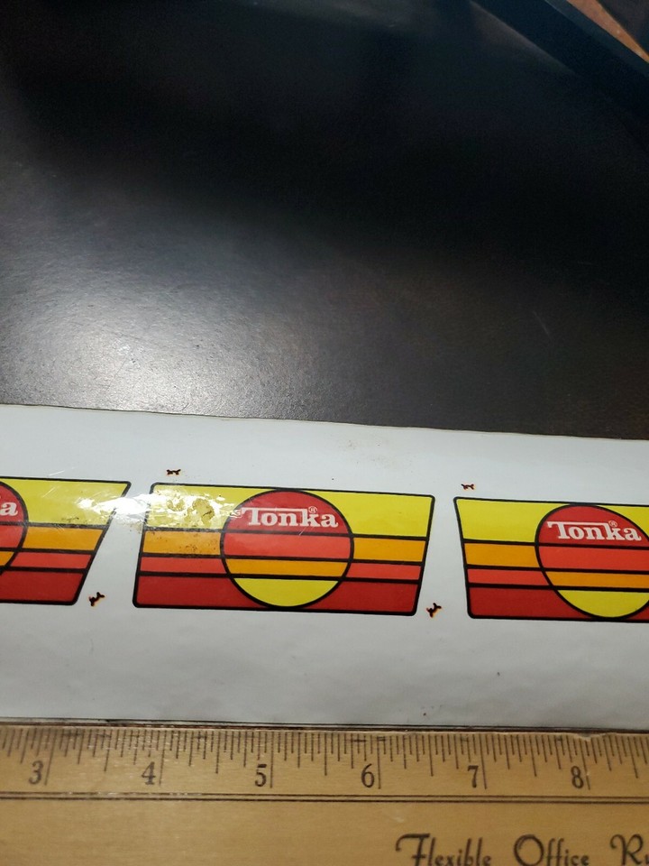 Vintage NOS Tonka Trucks Label Sticker | eBay