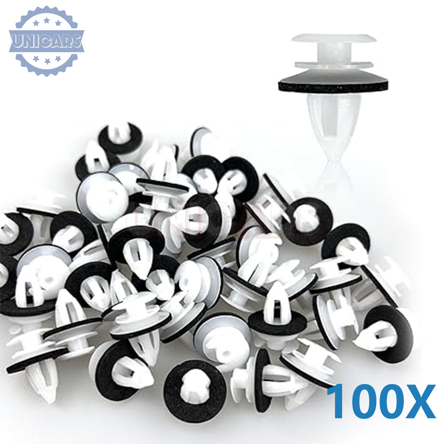 100pcs Door Panel Clips with Seal Ring For BMW E30 E34 E36 E38 E46 X5 ...