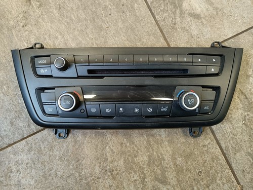 2013 BMW 3 SERIES F30 STEREO AND HEATER CONTROLS COMPLETE WITH A/C ...