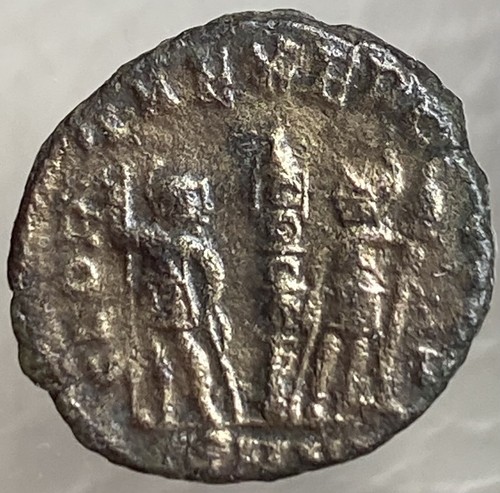 Genuine Ancient Roman Coin 330-336AD Constantius II Gloria Exercitas 2 ...