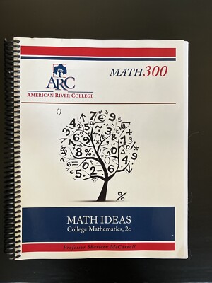 Math 300. Math Ideas. (American River College) | eBay