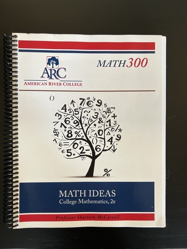 Math 300. Math Ideas. (American River College) | eBay