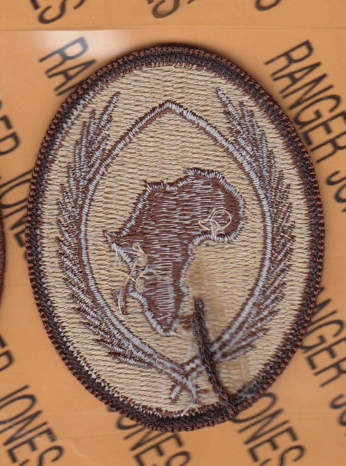 US Army Element Africa Command USAFRICOM ~3.25" Desert DCU uniform ...