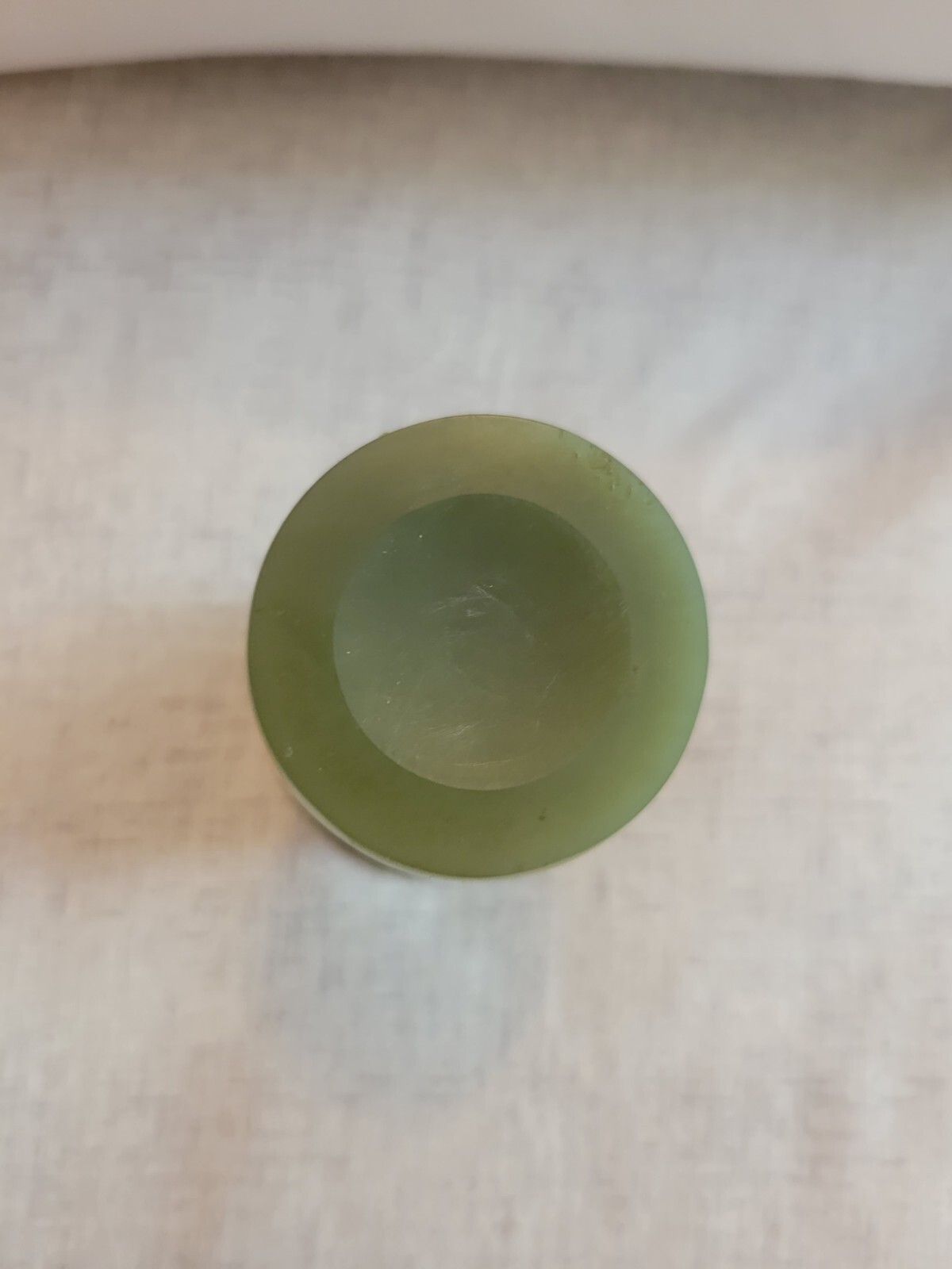Natural Green Jade Cup Goblet Wine Shot Glass Handmade Stone Carving 2. ...