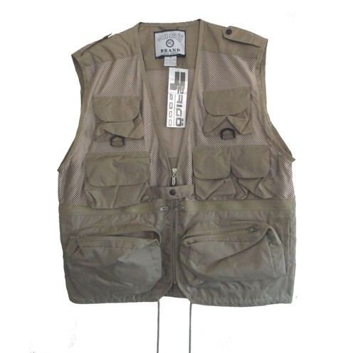 NYLON & MESH PHOTO VEST Multi-Pocket Men Camera Photographer Coat ...