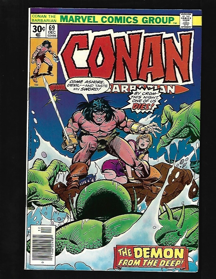 Conan the Barbarian Set of 10 (#60-69) VF/VF+ King Kull Red Sonja Belit ...