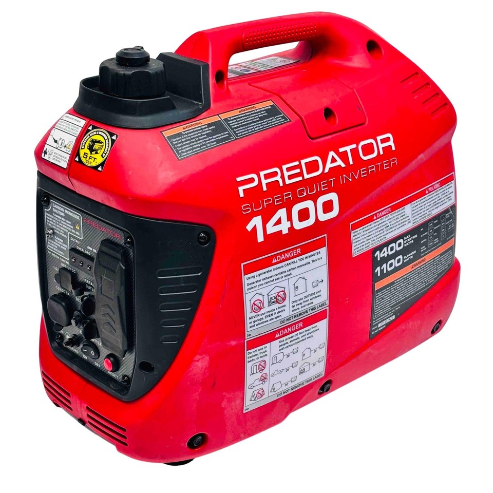 Predator 1400 Watt Super Quiet Portable Inverter Generator | eBay