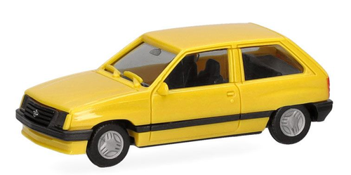 HERPA - Voiture de couleur jaune - OPEL Corsa A 2 portes - 1/87 ...