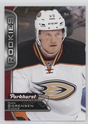 2016-17 Upper Deck Parkhurst Red Nick Sorensen #368 Rookie RC | eBay