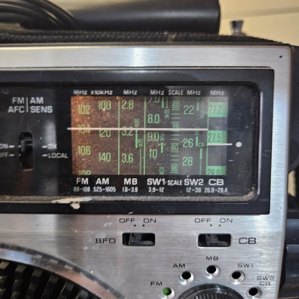 Vintage Panasonic RF-1150 Tech 1000 AM/FM/SW/CB 6 Band Radio | eBay