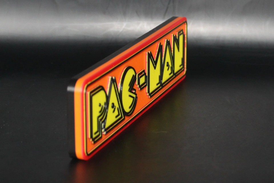 PAC-MAN 3D printed Logo Sign Wall Desk Shelf Art | eBay