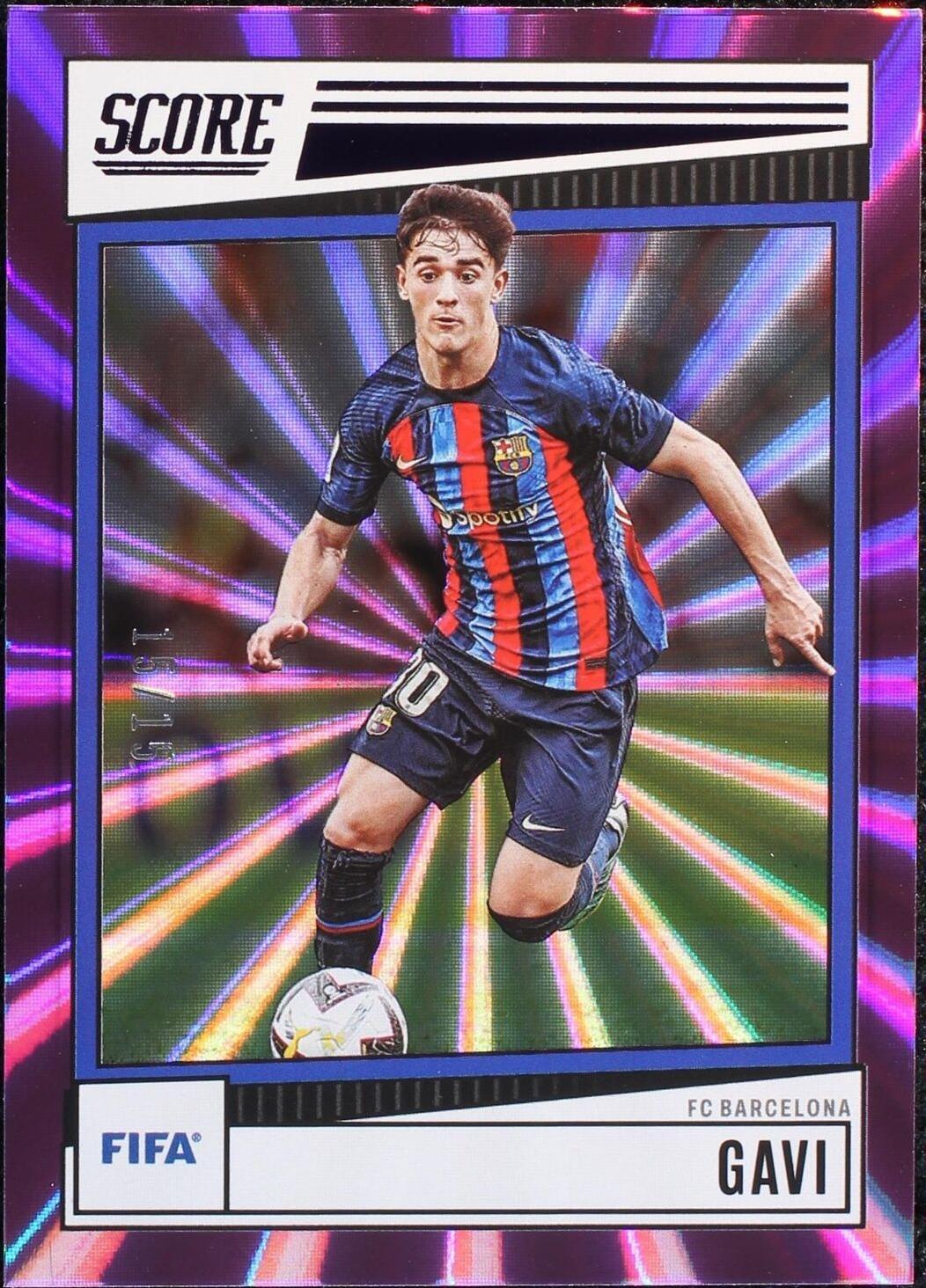 2022-23 Panini Score FIFA - Gavi #55 Purple Lasers /15 for sale online ...