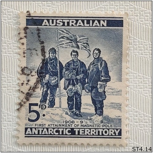 Antarctic Territory 5d Blue David Mawson McKay Australia Postage Stamp ...