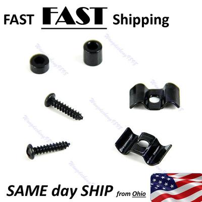 Custom Guitar Building Parts - Black Set String Tree Tie Downs ...