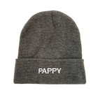 Pappy Embroidered Long Cuff Beanie Winter Hat daddy hat beanie dad ...
