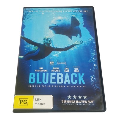 Blueback DVD Tim Winton Book Adaptation Eric Bana Mia Wasikowska Tested ...