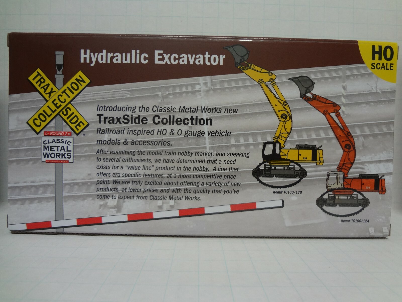 Classic Metal Works TC100A Hydraulic Excavator Orange Trax Side Coll 1: ...