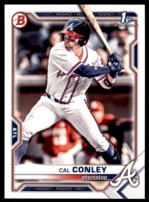 Cal Conley 2021 Bowman Draft Rookie 1st Card RC | #BD-70 Atlanta Braves ...