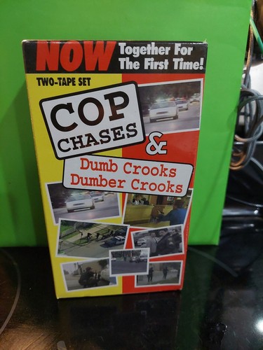 Cop Chases & Dumb, Dumber Crooks VHS Sealed | eBay
