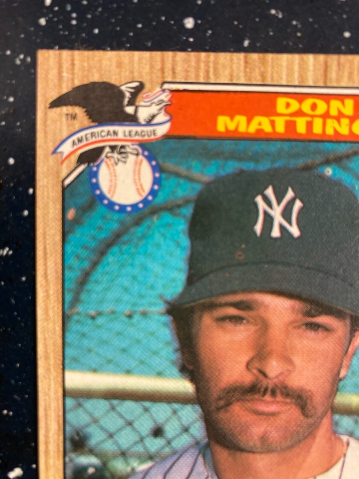Don Mattingly 1987 Topps #606 Allstar RARE MISPRINT ERROR CARD | eBay