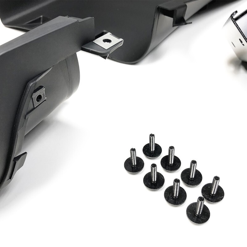 GP2 Style Rear Diffuser & Aerodynamic Kit for Mini R56 R57 R58 R59 JCW ...