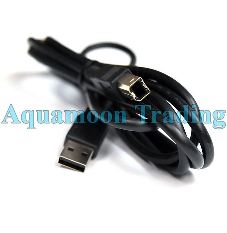 New Black USB-A Male/USB-B Male USB 2 Cable 6ft Lexmark Epson Printer ...