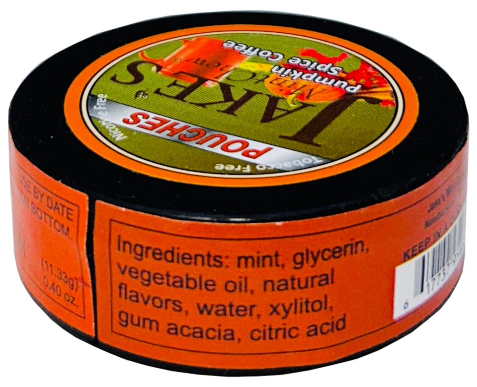 Jake's Mint Herbal Chew Pumpkin Spice Pouches 10 Cans & DC Crafts Can ...