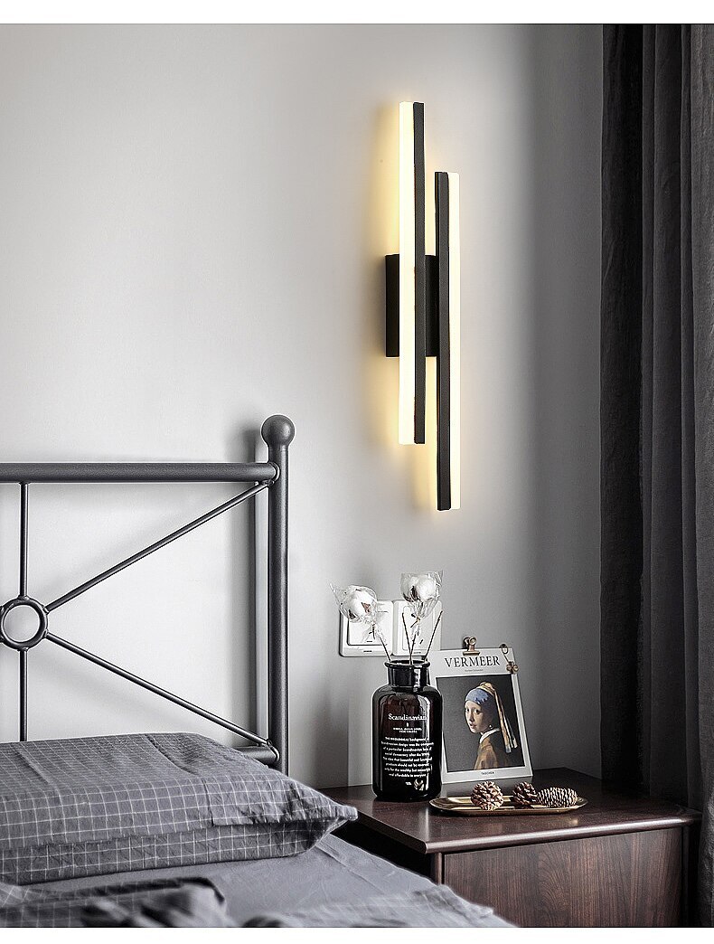 Modern LED Wall Lamp Indoor Lighting Bedside Wall Sconce Lamp BedRoom ...