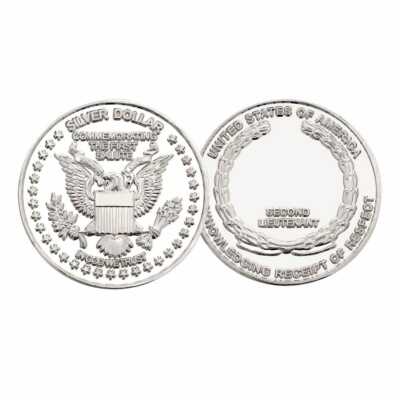 FIRST SALUTE SILVER DOLLAR CHALLENGE COIN | eBay