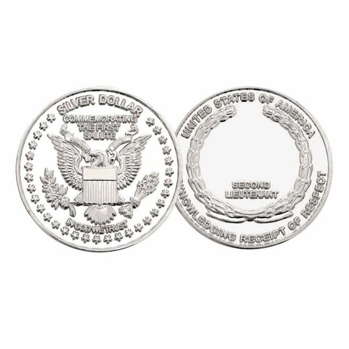 FIRST SALUTE SILVER DOLLAR CHALLENGE COIN | eBay