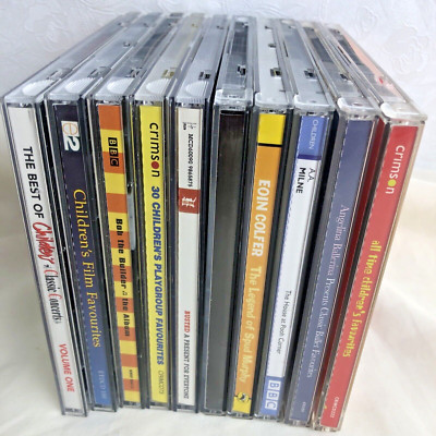 10 x CDs Childrens CD Audio Stories Book & Music Various nursery to ...